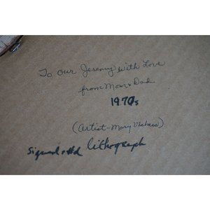 Mary Vickers | Art | Mary Vickers Signed Numbered Lithograph Happy ...